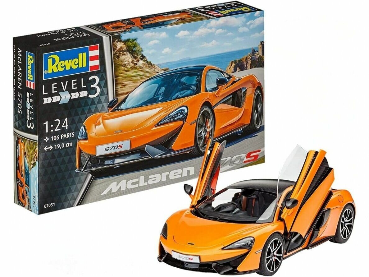 07051 Revell Сборная модель Автомобиля McLaren 570S Масштаб 1/24