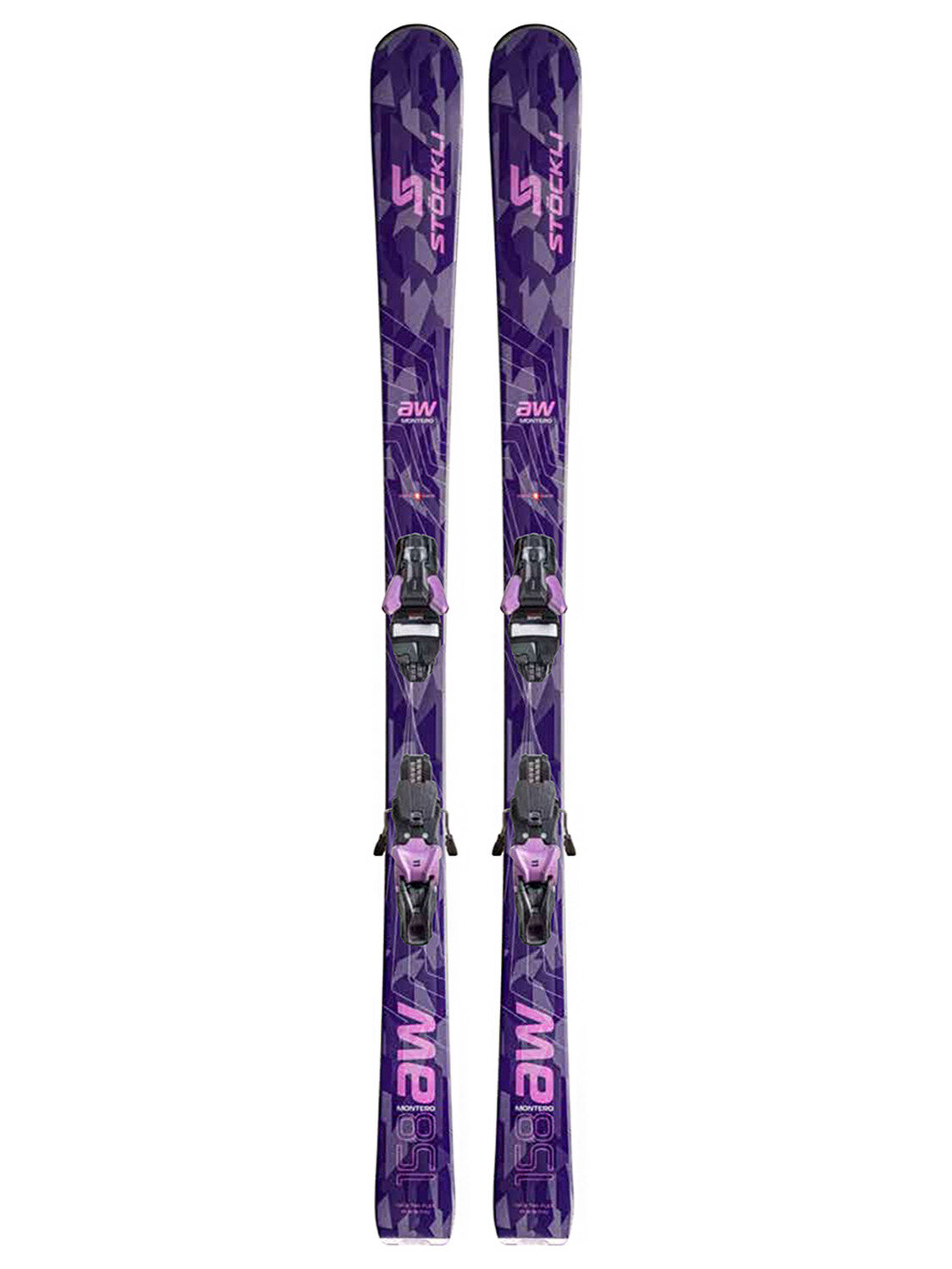 Горные лыжи с креплениями Stockli Montero AW + Strive 11D 25/26 , для женщин , Фиолетовый