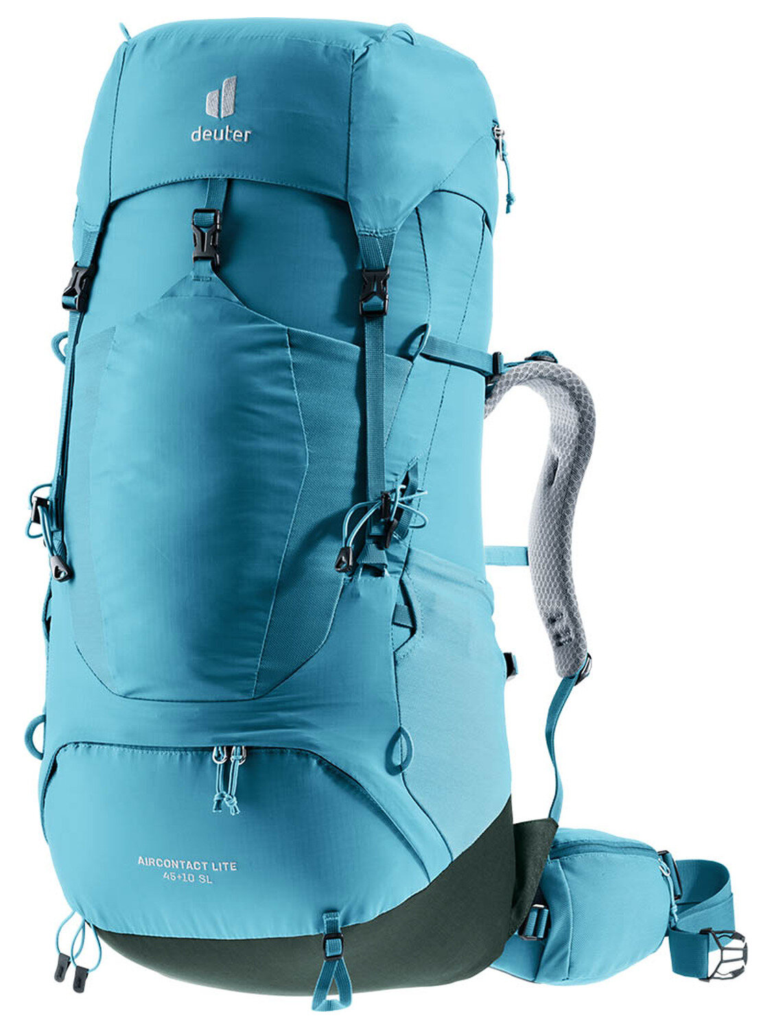 Рюкзак Deuter Aircontact Lite 45 + 10 SL голубой, для женщин