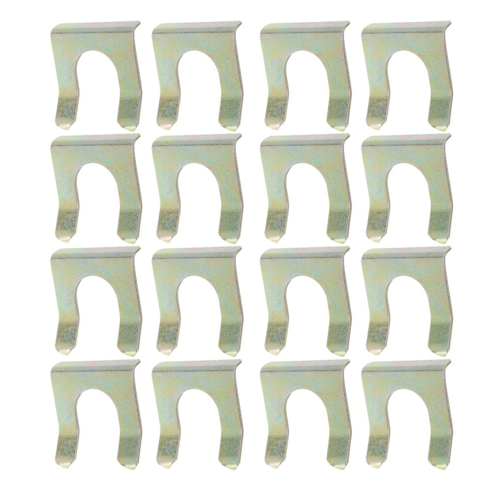 Золотистые железные тормозные клипсы для фиксации трубок автомобиля, 20 штук