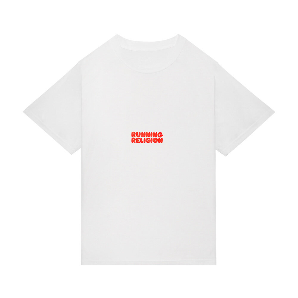 Футболка спортивная BUBBLE LOGO TEE white
