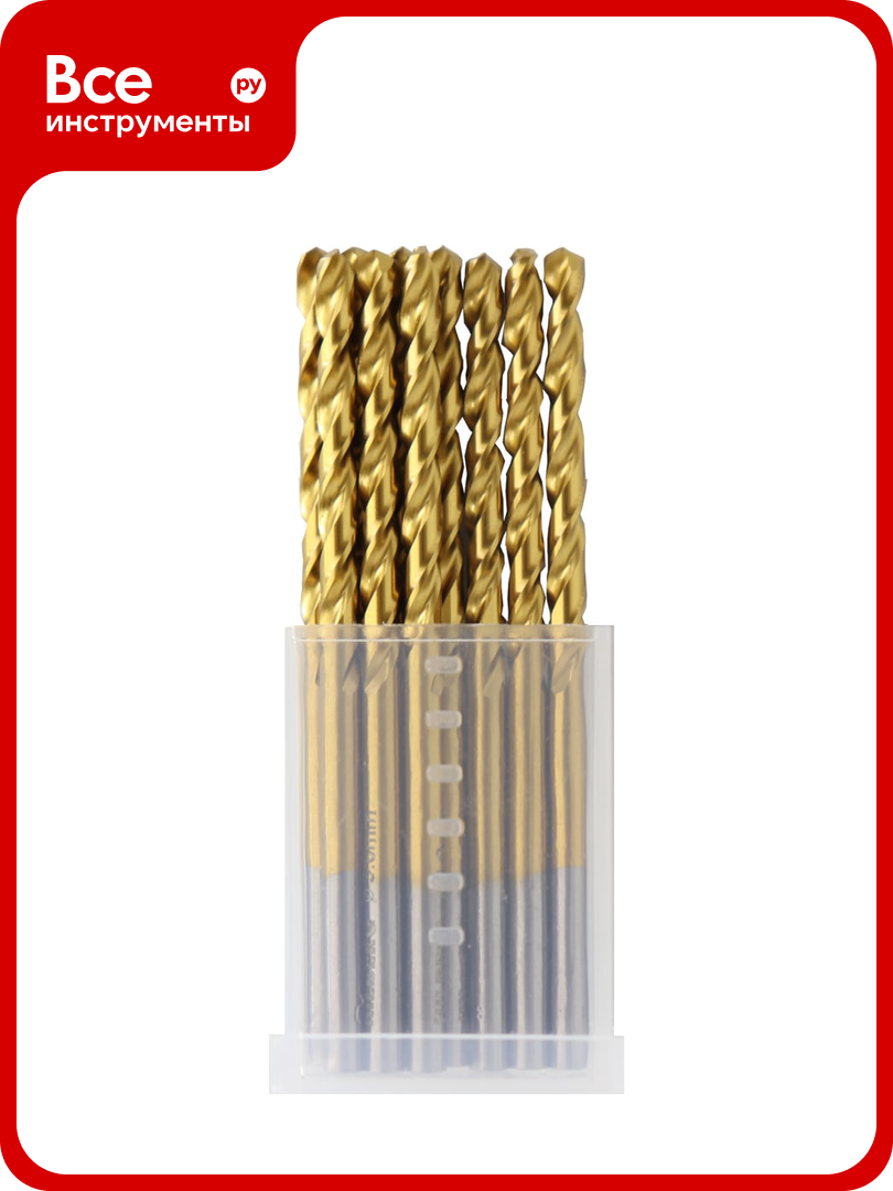 Сверло кобальтовое по металлу Hilberg 3.0x61(33) мм (10шт) Cobalt TOP, CO030-10