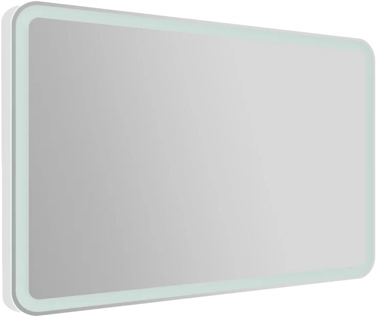 Зеркало BelBagno SPC-MAR-900-800-LED-BTN со светодиодной подсветкой, 90 см, зеркало настенное в ванную, итальянское