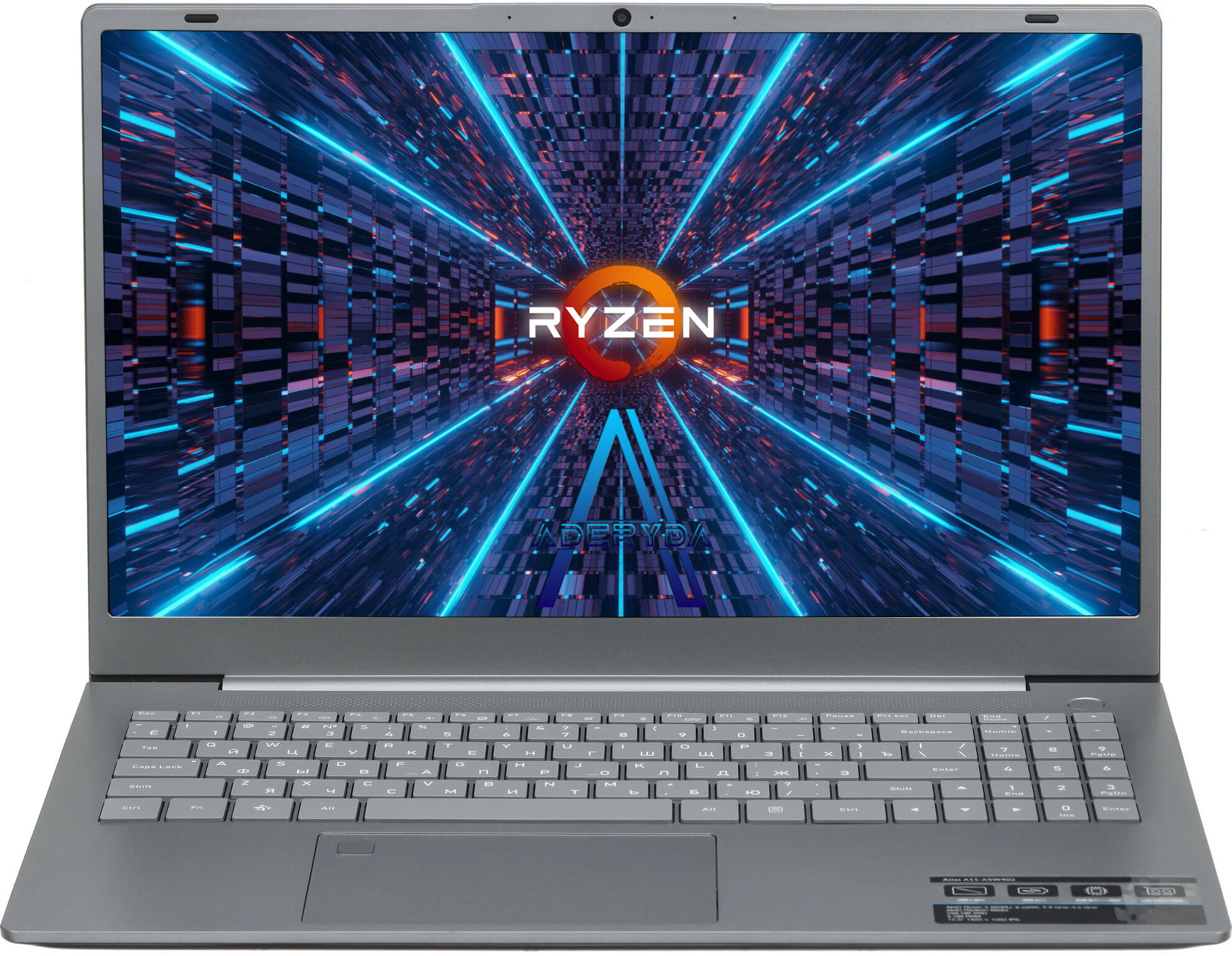 15.6" Ноутбук Atlas AMD Ryzen 5 6600U, ядра: 6 х 4.5 ГГц, RAM DDR5 8 ГБ, SSD M2 256 ГБ, AMD Radeon 660M, Windows 11