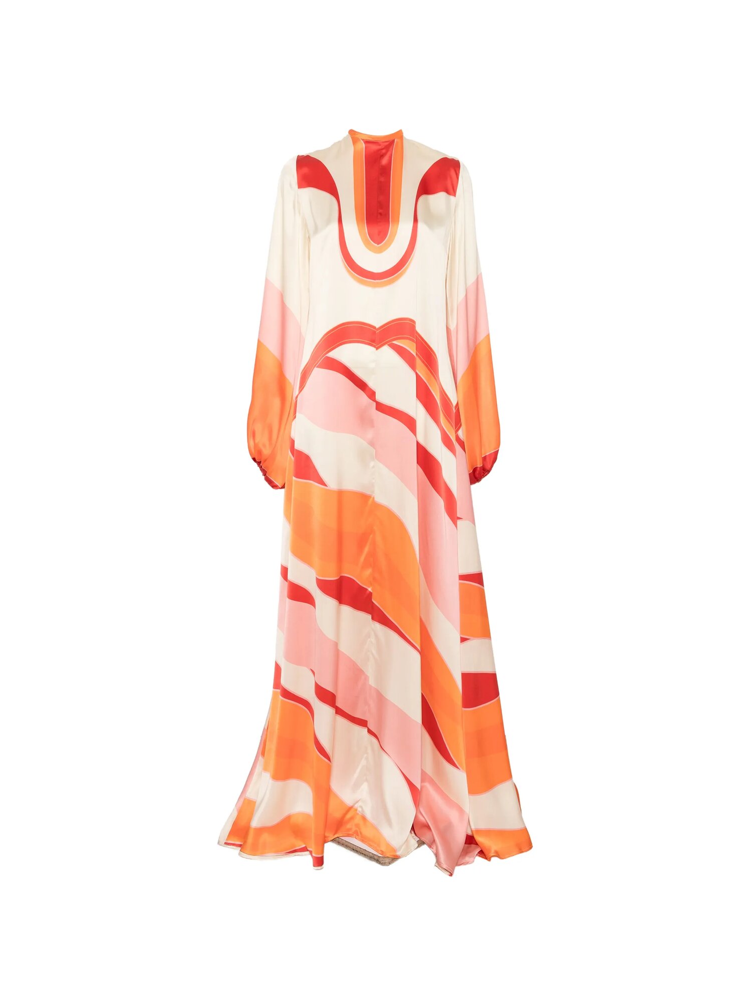 Платье Parana'rn abstract-print tie-neck maxi dress