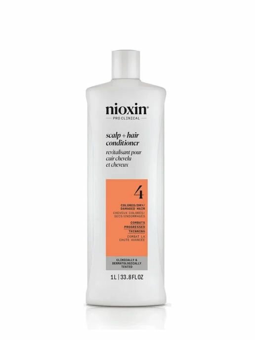 Nioxin Scalp Revitaliser System 4 Увлажняющий кондиционер для окрашенных истощенных волос (Система 4), 1000мл