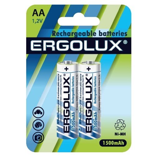 Аккумулятор, NHAA1500BL2, AA, 2 шт