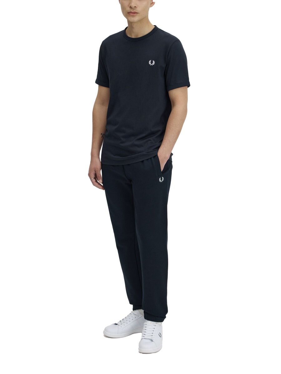 Футболка FRED PERRY, размер L, cиний — фото 1