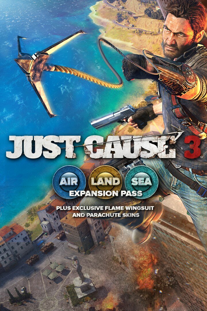 Just Cause 3: Air, Land & Sea Expansion Pass — для Xbox · нужна базовая игра · Xbox One, Xbox Series X|S · цифровой ключ