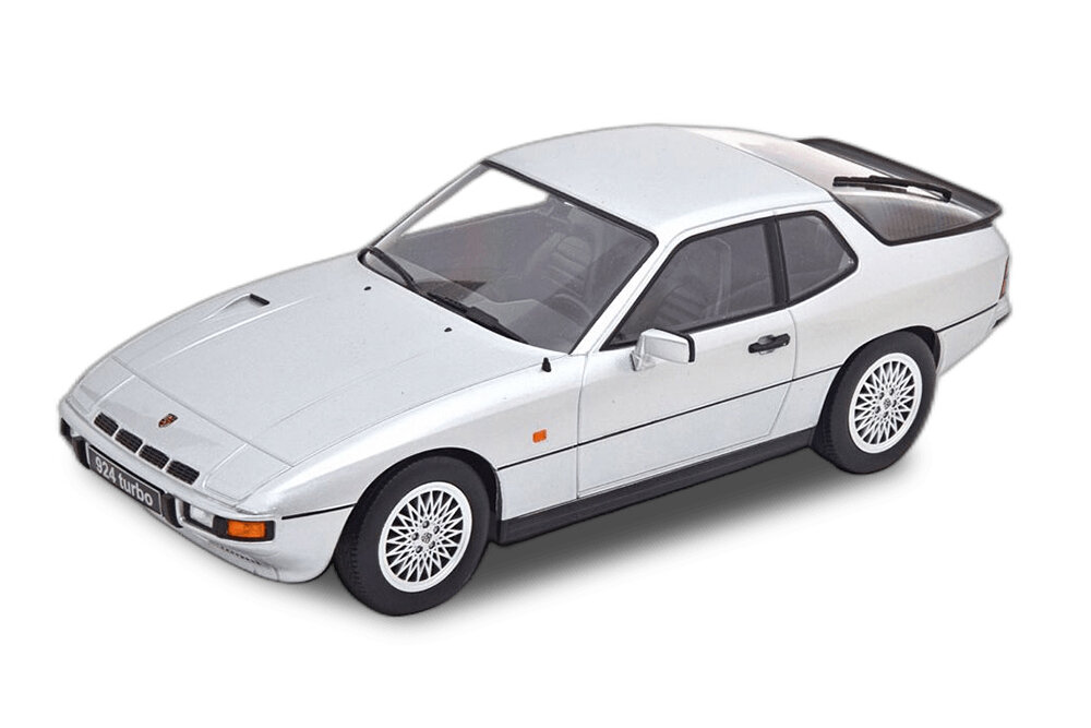 Модель коллекционная KK-SCALE Porsche 924 turbo - 1986 серебристый
