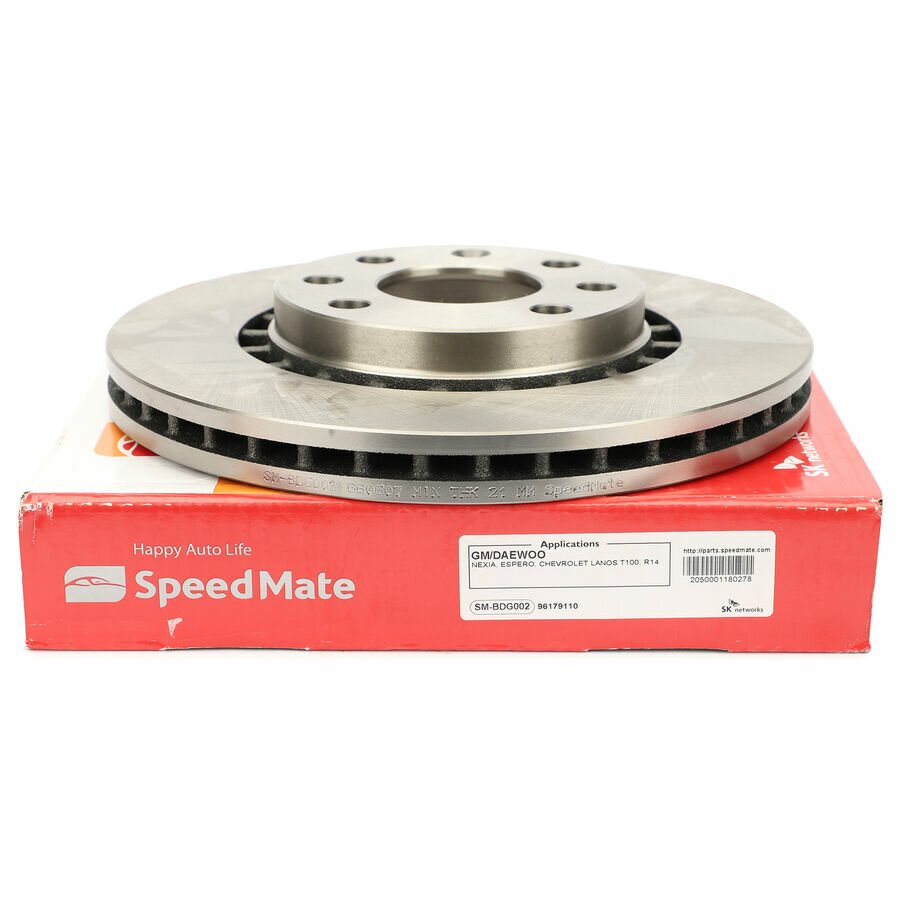 Диск Торм.(256Mm) Daewoo Nexia, Espero)/Chevrolet Lanos (T100) (R14) (SPEEDMATE SM-BDG002)