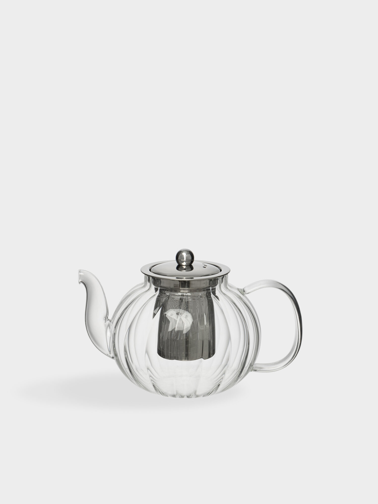 Чайник заварочный, 1,2 л, стекло Б/сталь, Camellia, Kuchenland
