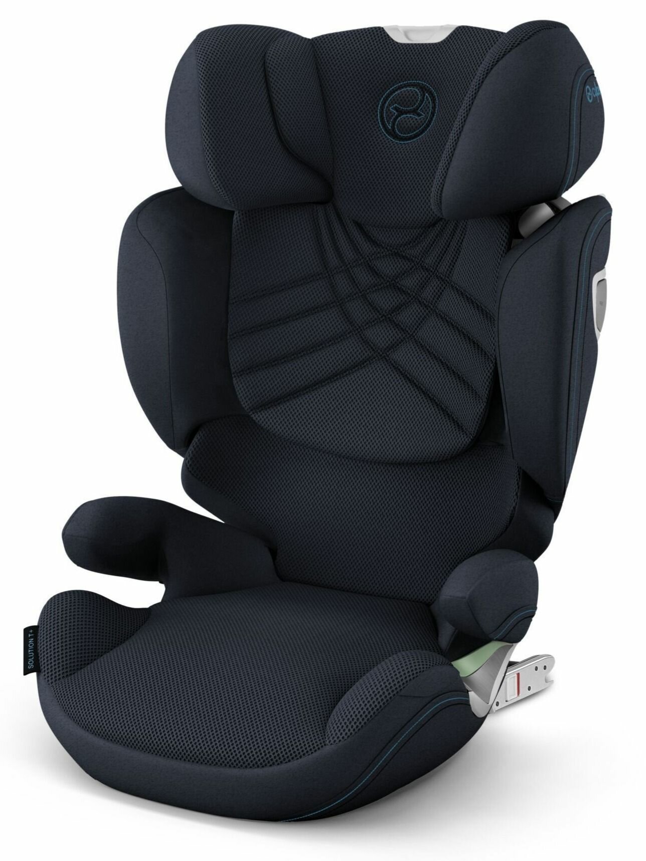 Детское автокресло 15-36 Cybex Solution T i-Fix Nautical Blue PLUS новая модель 2025 года серии Platinum с улучшенным типом ткани