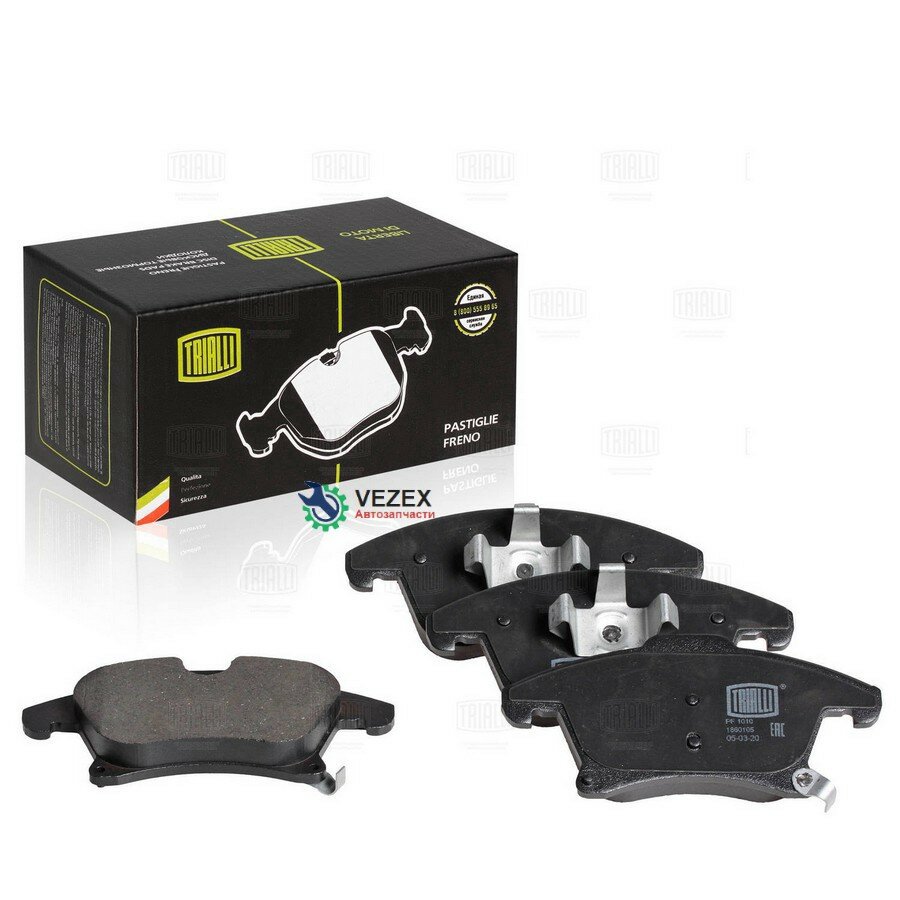 TRIALLI PF1010 Колодки торм. диск. перед. Ford Mondeo (14-) (PF1010)