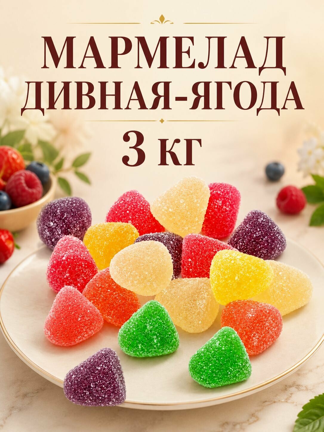 Мармелад Дивная-Ягода 3кг
