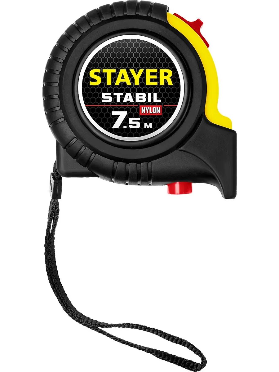 STAYER Stabil, 7.5 м х 25 мм, рулетка, Professional (34