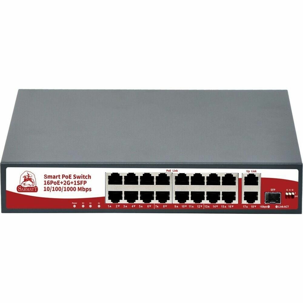 Коммутатор POE Sarmatt SR-PS1621GBL