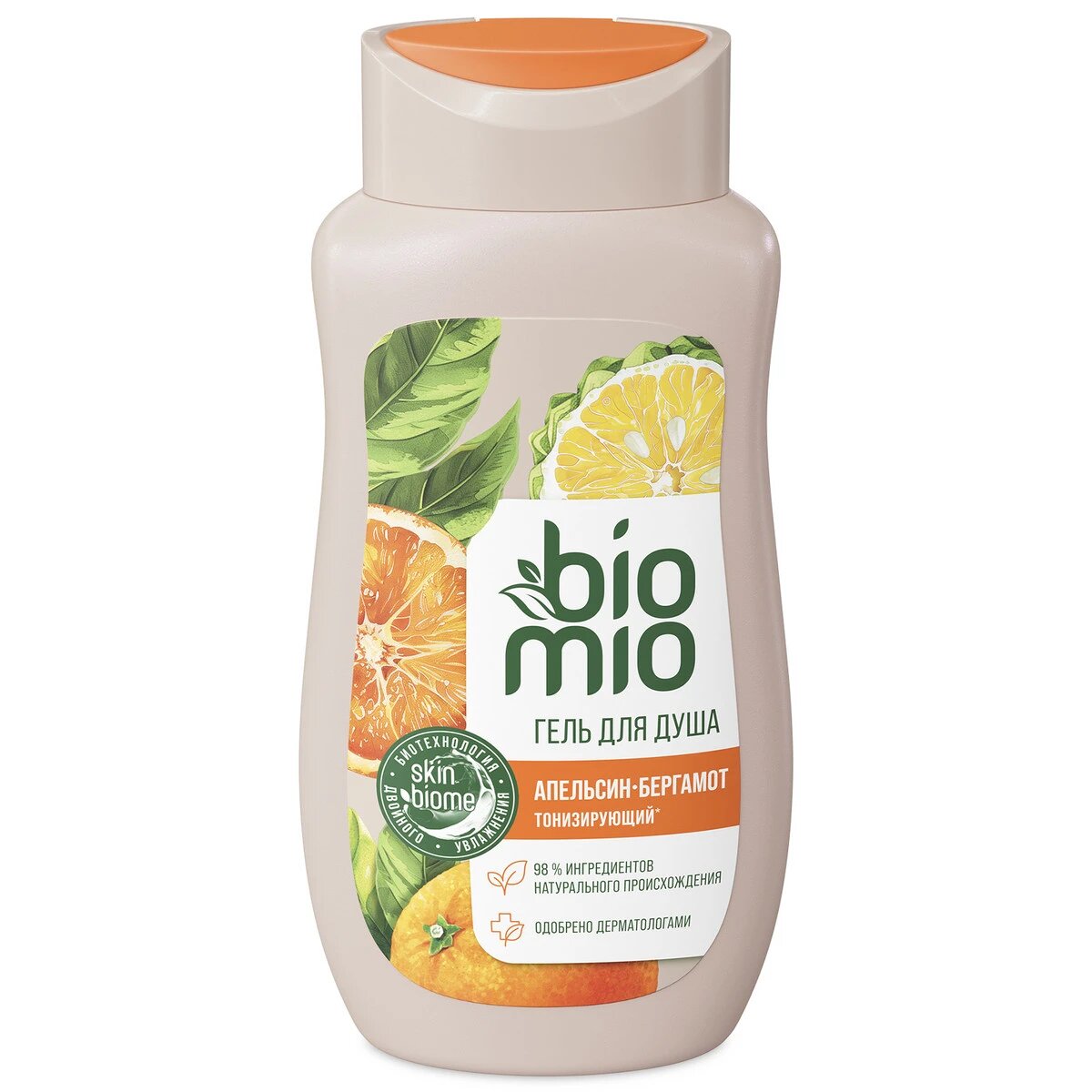 BioMio Гель Bio Shower д/душа с мас. Апельсин/Бергамот 250мл