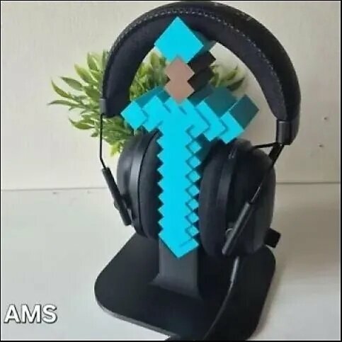 Держатель для наушников Minecraft