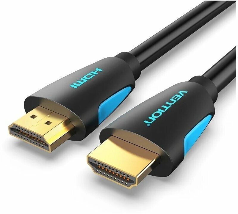 Кабель Vention VAA-M01-B500 (HDMI 19M - HDMI 19M) v2.0 5 м (черный)