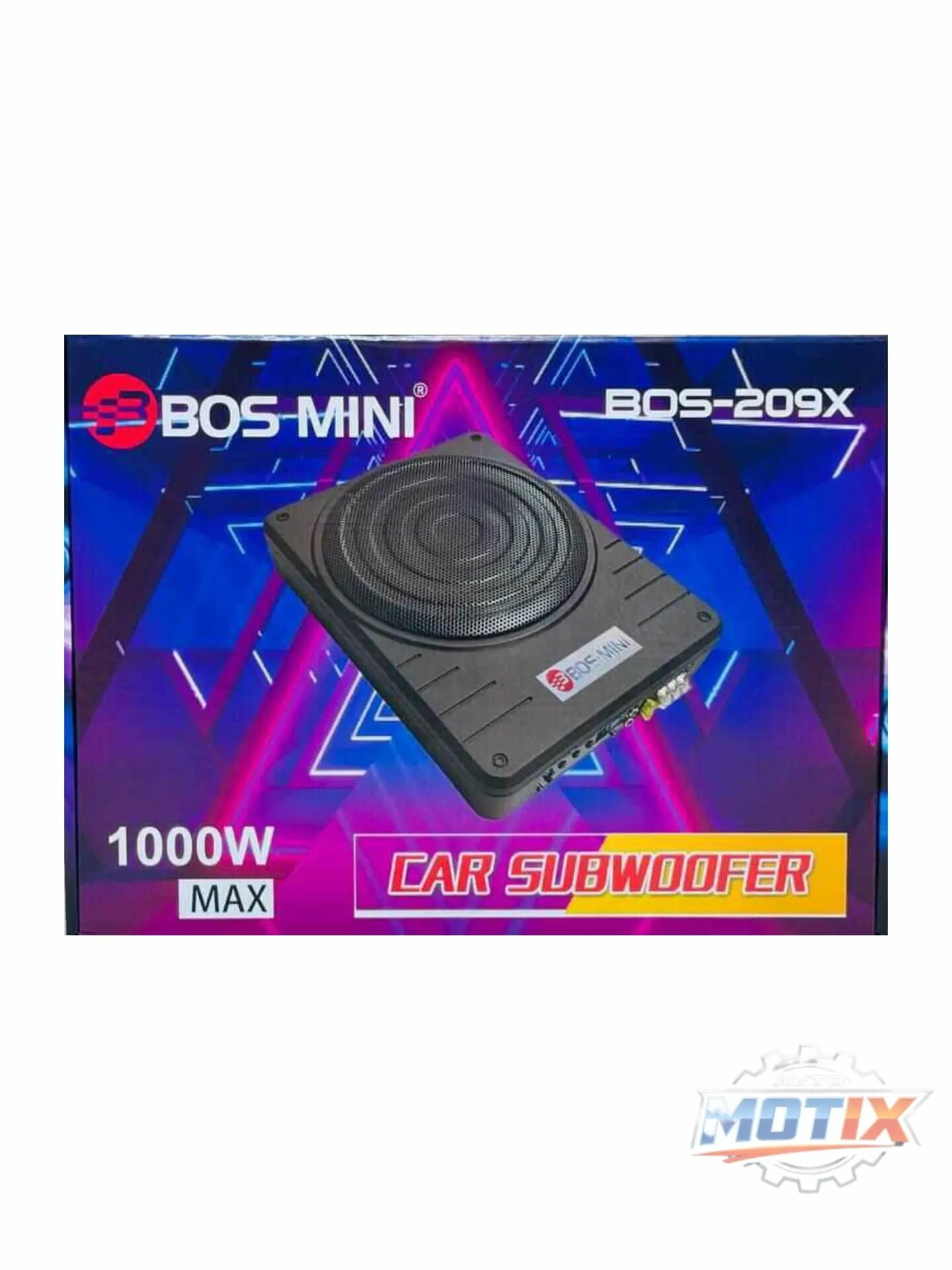 Автомобильный сабвуфер под сиденье BOS-MINI BOS-209X (активный)