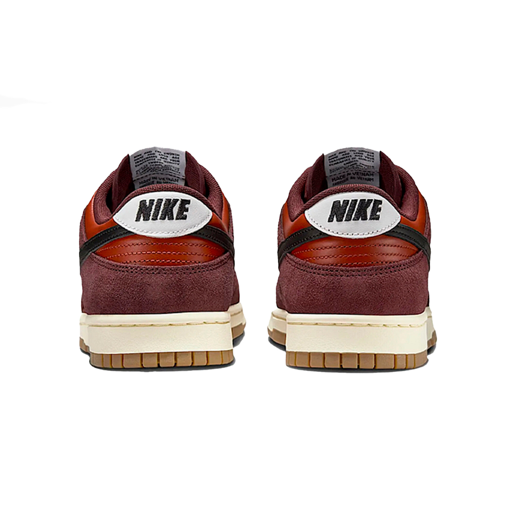 Кроссовки NIKE Dunk Low Retro SE, полнота 6 (RU)/ на среднюю стопу, размер 12, коричневый — фото 1