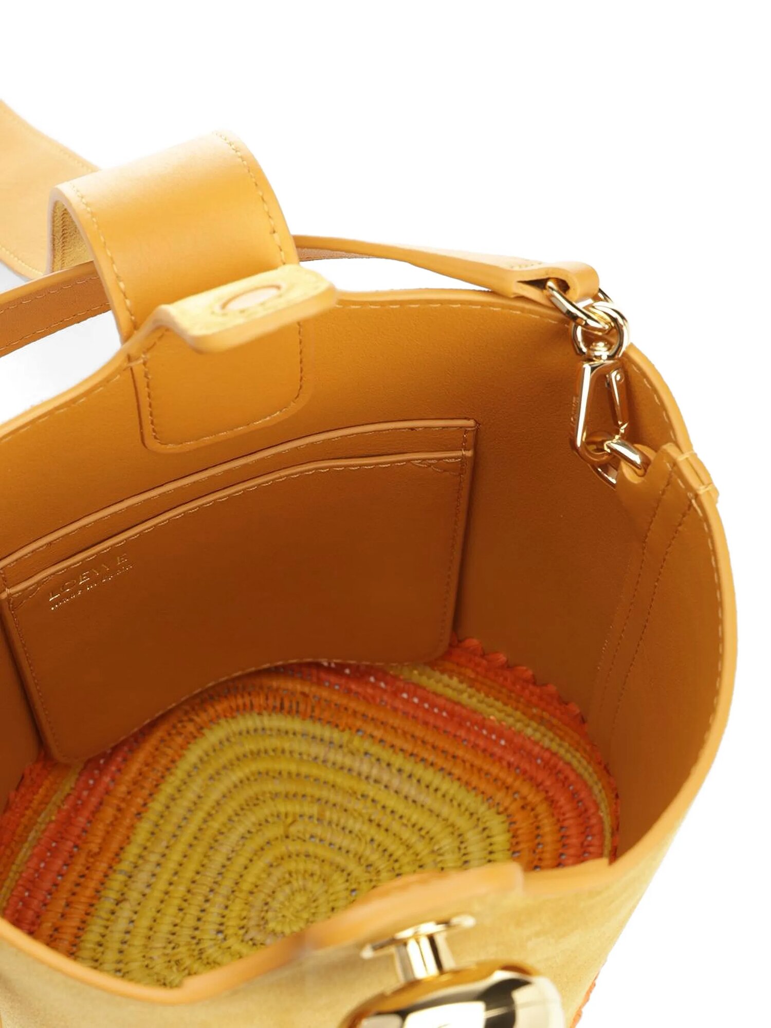 Сумка Loewe Pebble, светло-желтый — фото 1