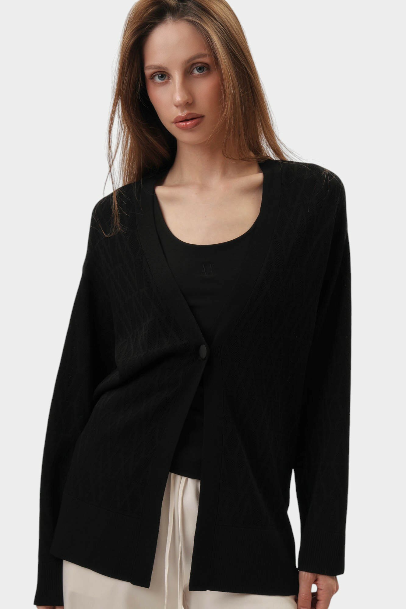Кардиган Armani Exchange, размер S, черный