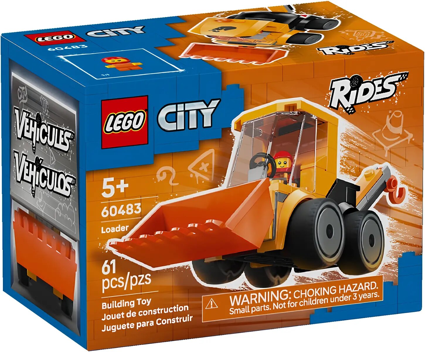 Конструктор LEGO City 60483 Аттракционы – Строительный Погрузчик