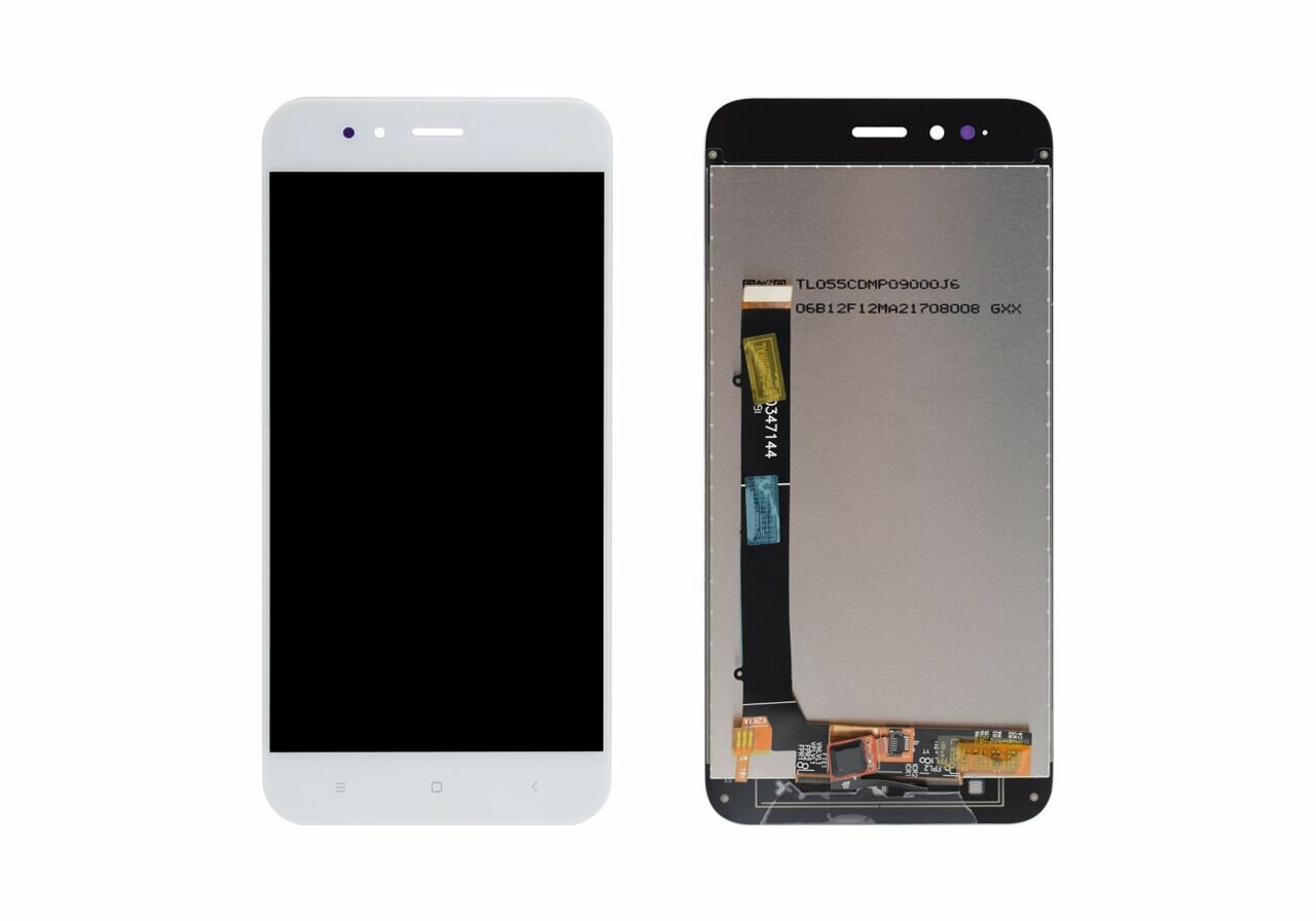 Дисплей для Xiaomi Mi A1 (MDG2, MDI2) (белый) премиум