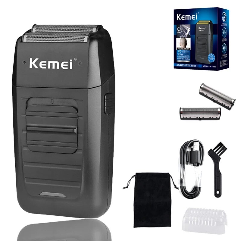Kemei KM-1102 Триммер для бороды KM-1102-Net-Box1