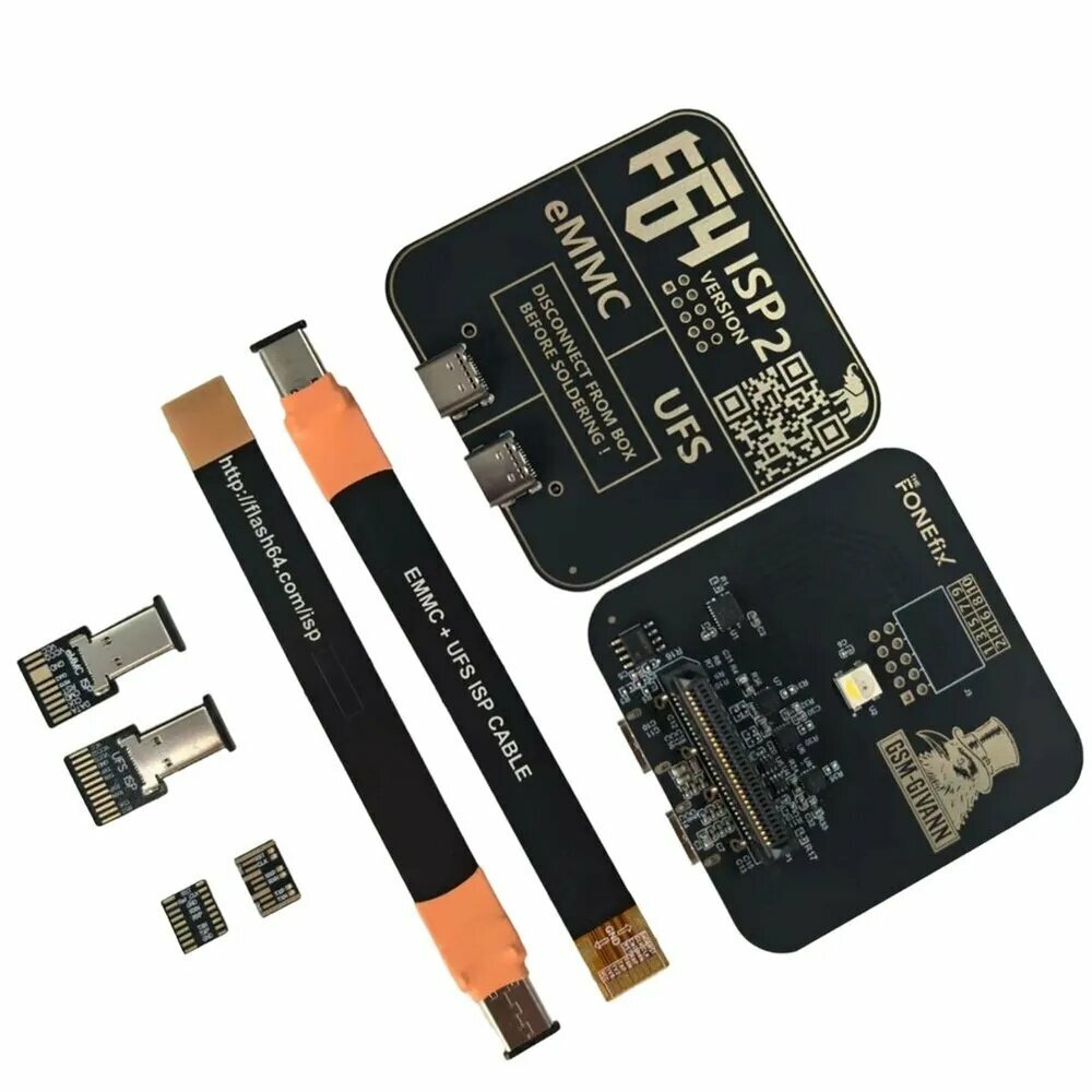 Новый адаптер F64 EmMC + UFS ISP и устройство 2 в 1