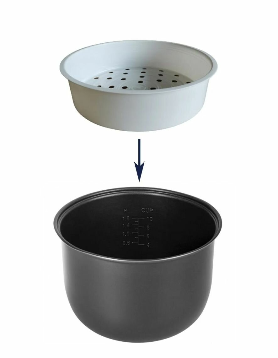 Пароварка для мультиварки на LAND LIFE YBE50-90A, YBD50-90A1, YBW50-90A1
