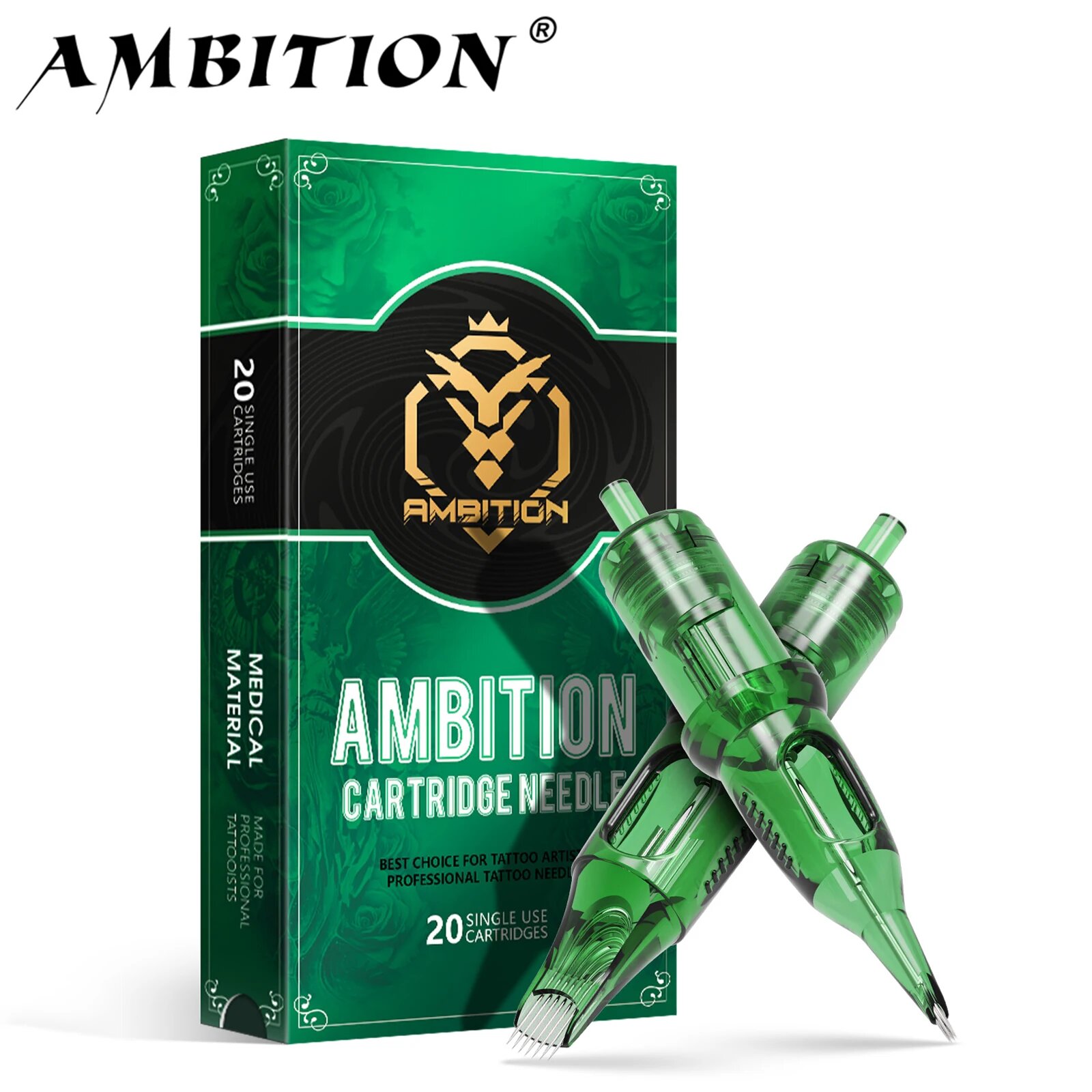 Картриджи для тату Ambition Forest-G 20шт