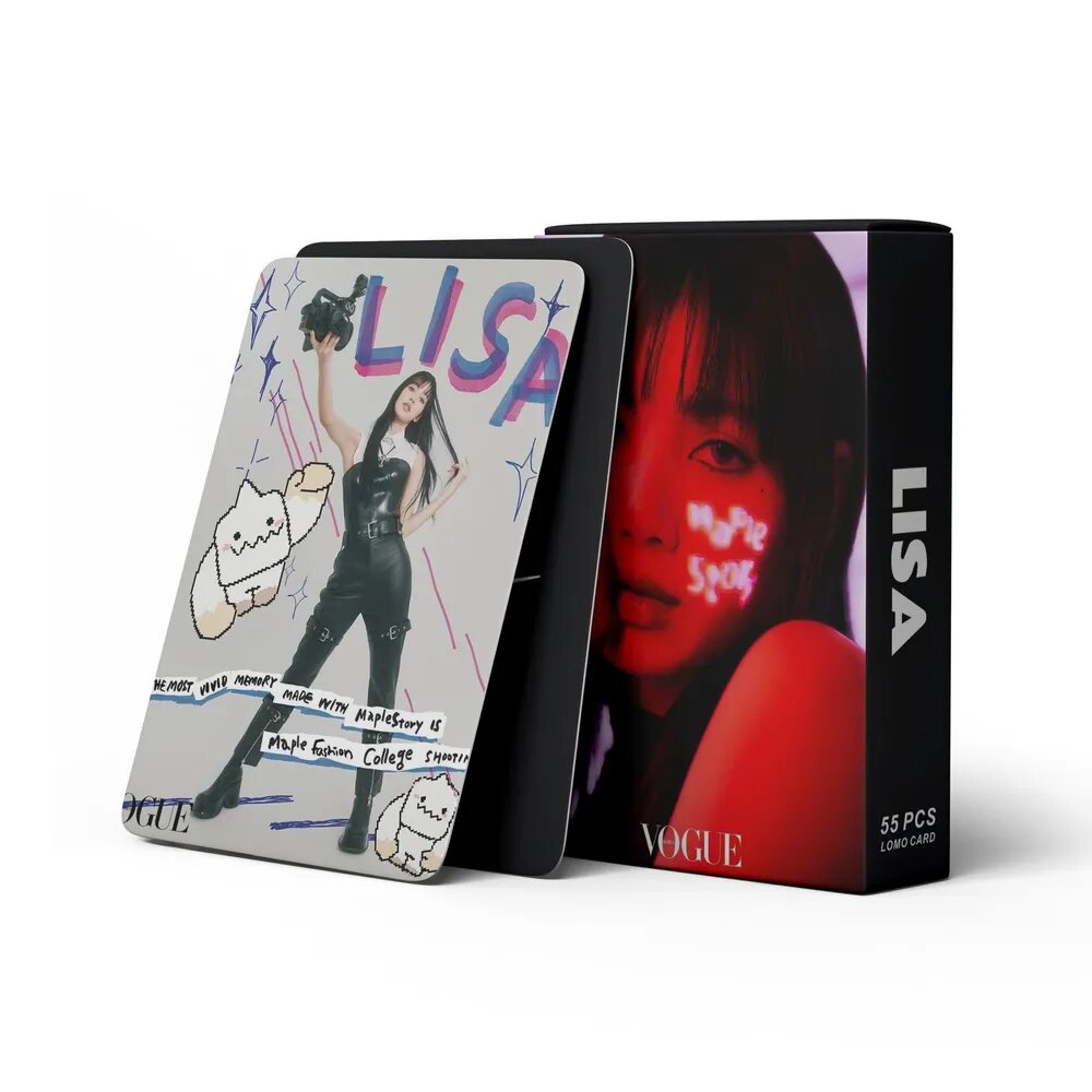 Карточка Kpop Lisa, VOGUE Фотокарта