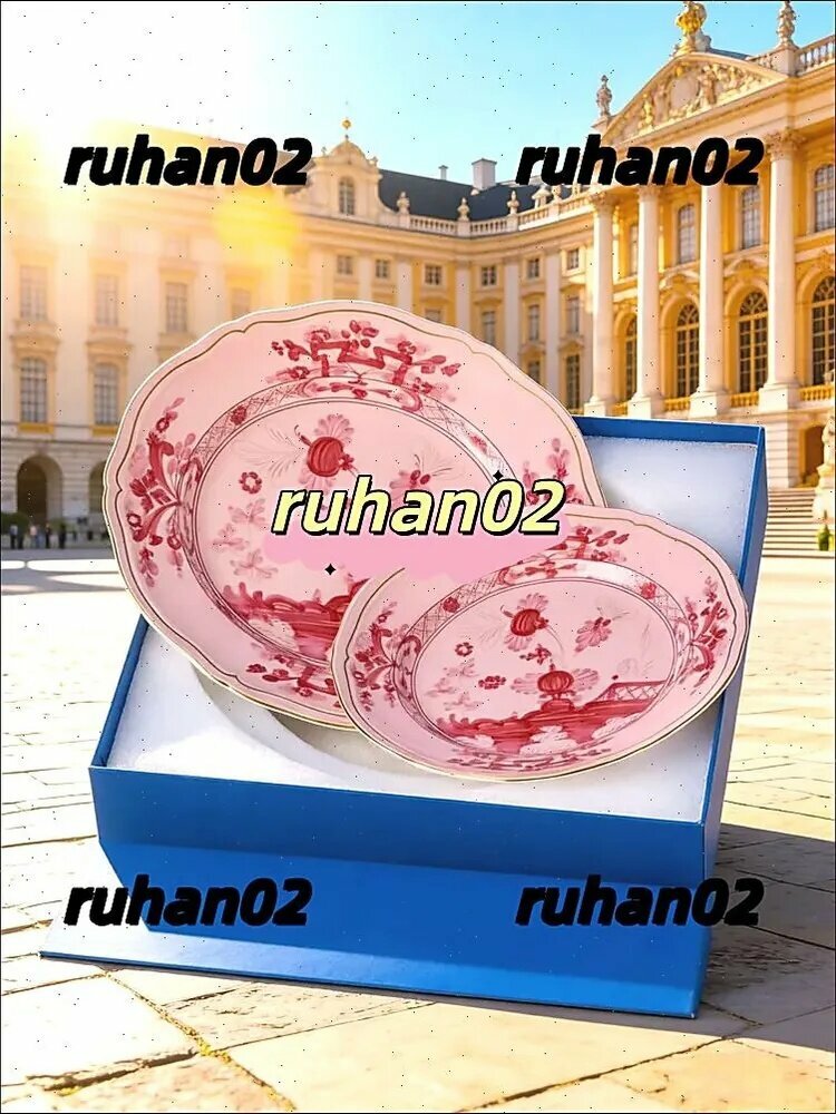Richard Ginori Тарелка 2 шт розовый