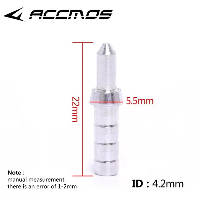 ACCMOS наконечники для стрел, ID 4.2, OD 5.5