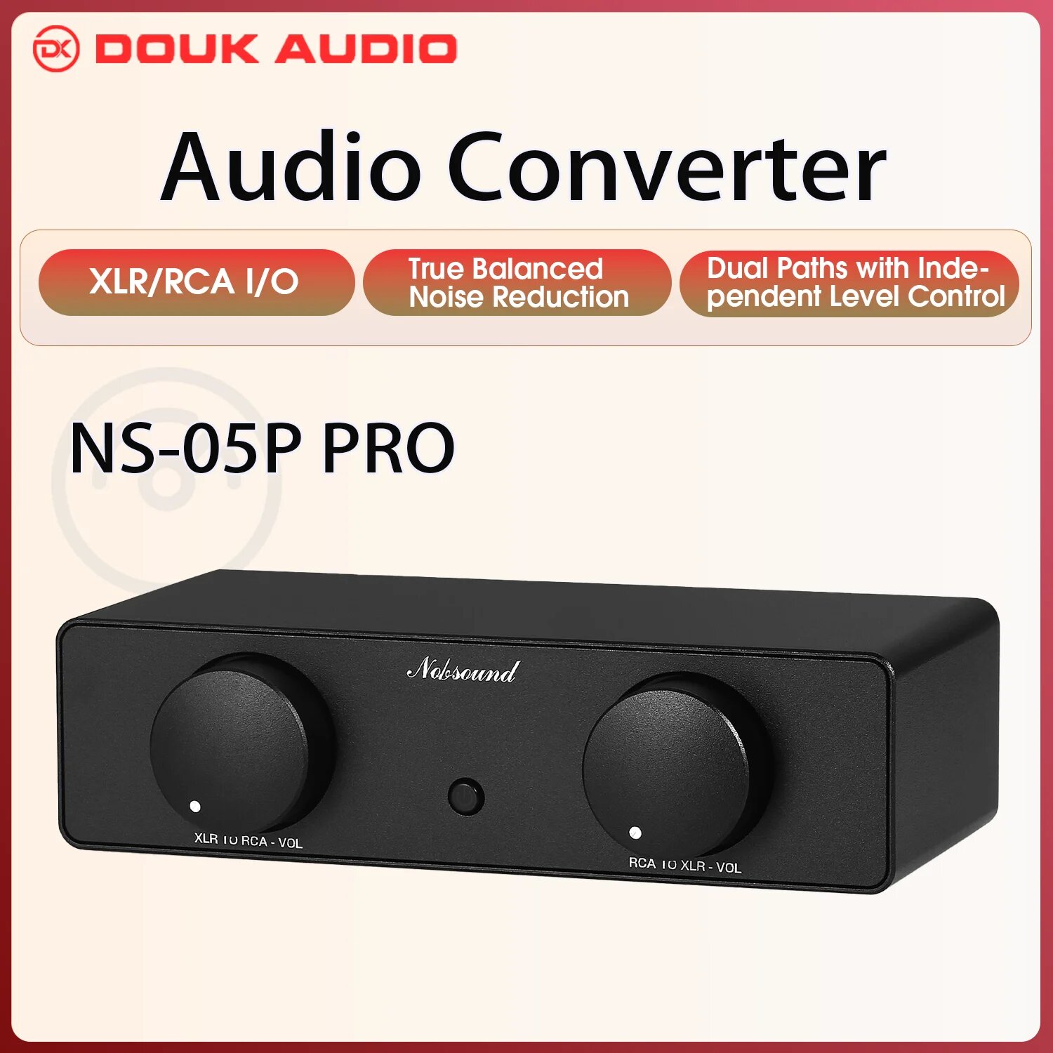 Douk Audio NS-05 PRO XLR/RCA Аудиоконвертер
