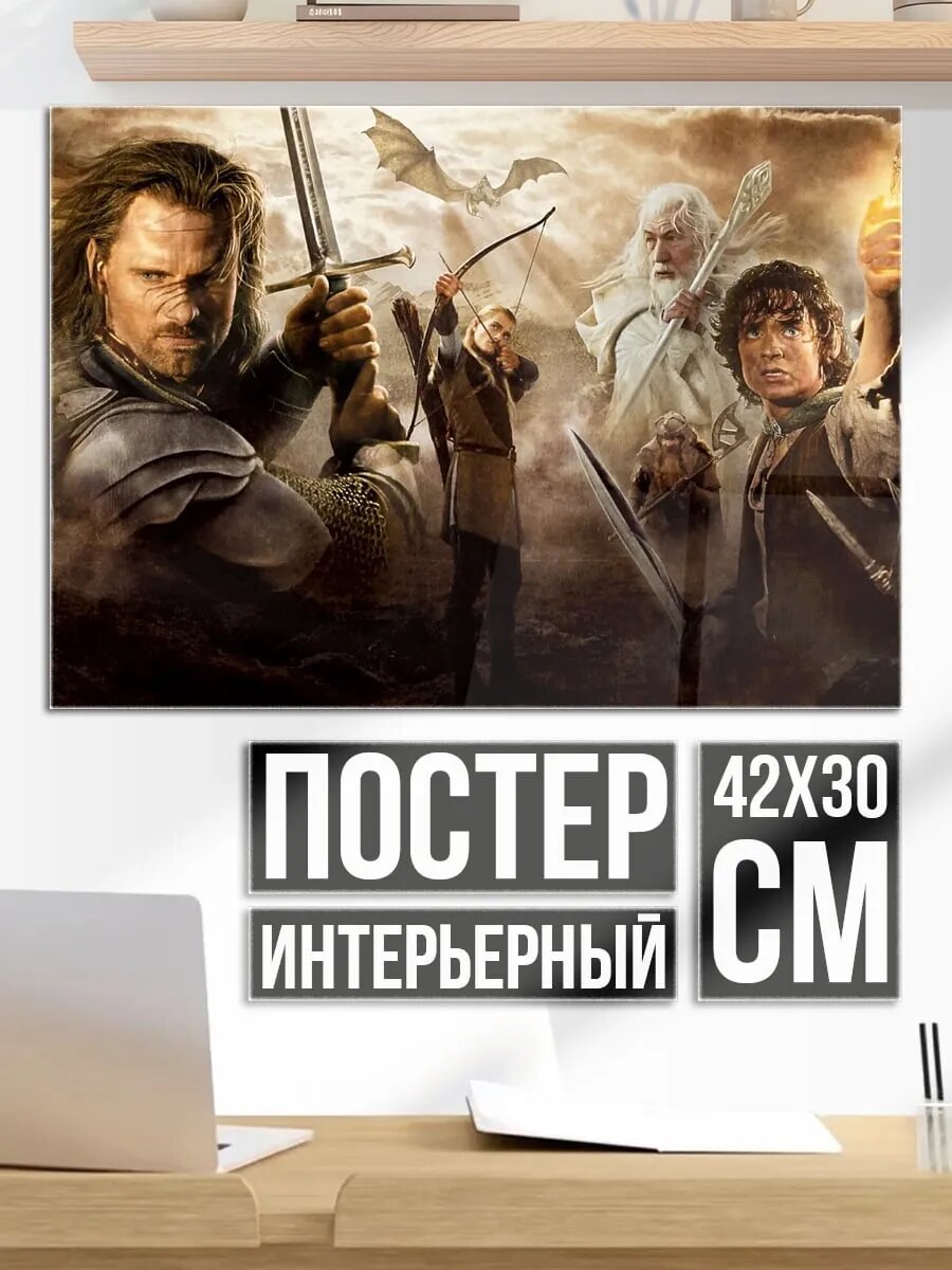 Плакат постер Братство Кольца