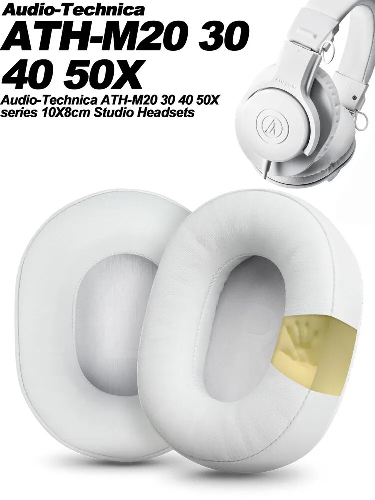Амбушюры Audio-Technica ATH-M20X M40X M30X M50X, WH BTx M10 M20 M30 M35 M40fs M45 MSR7b, ATH-PRO5 PRO5v SX1 SX1a PG1 PGD1,10X8см 100X80мм Овал Овал для наушников