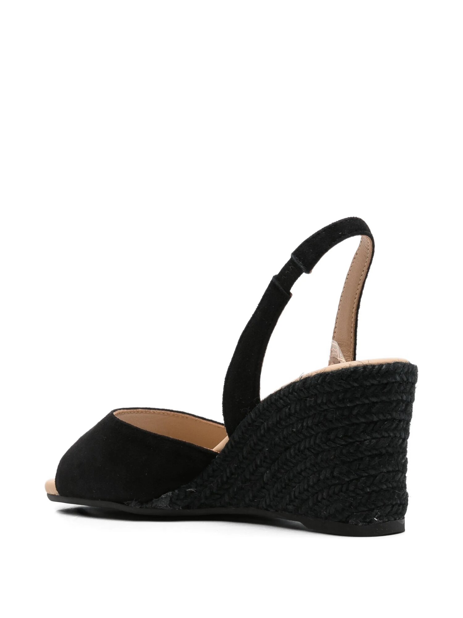 Босоножки Manebi Wedge slingback sandals, размер 37, black/black — фото 1