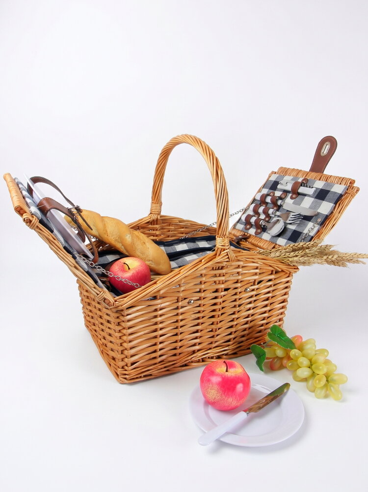 Набор для пикника Holiday Basket, с термосумкой, на 2 персоны, разноцветный