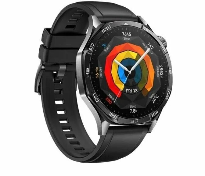 HUAWEI Смарт-часы WATCH GT 5, 46mm, Black Fluoroelastomer