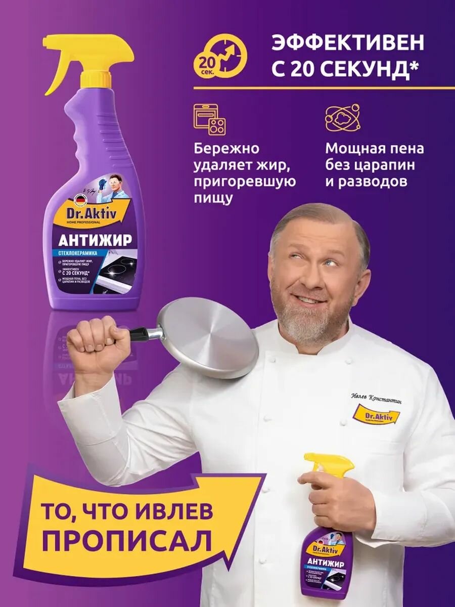 Средство чистящее спрей для стеклокерамики 500мл