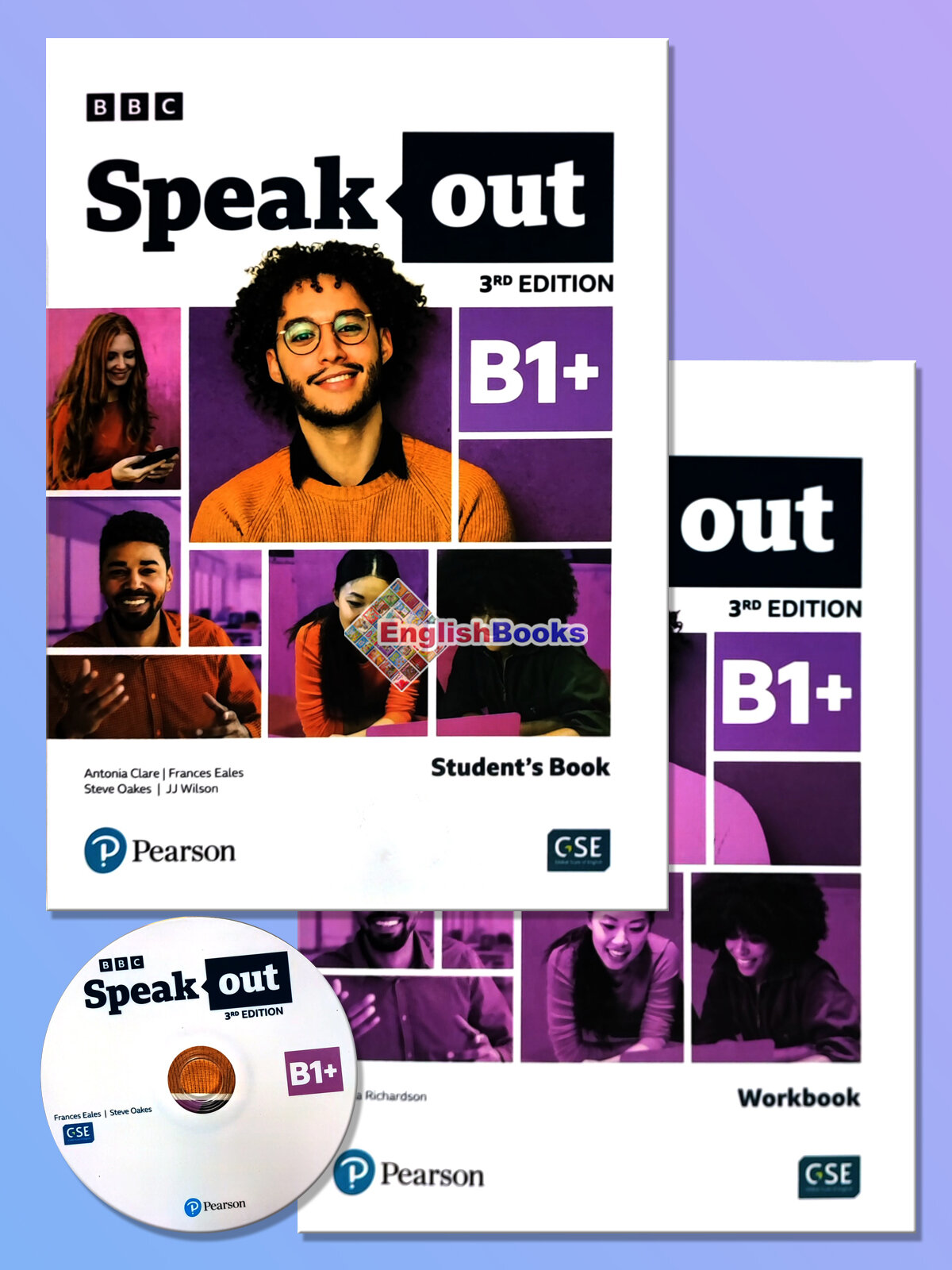 SpeakOut B1+ 3rd Edition комплект учебник (students Book), рабочая тетрадь (workbook), CD
