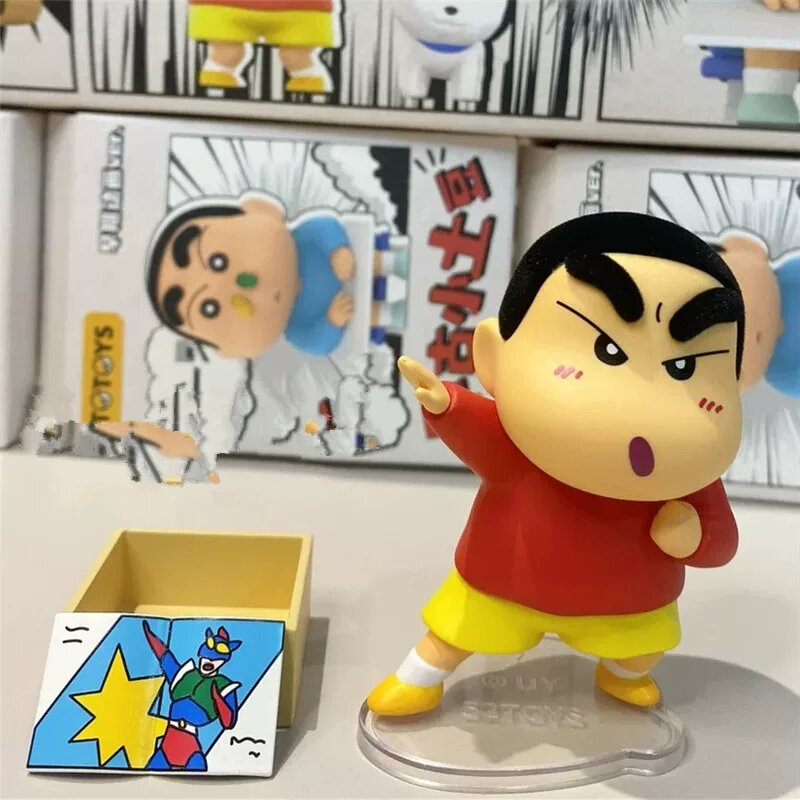 52toys Крэйон Шин-чан Ранний Картофель Динамичный Супергерой Трансформация Фигурка Нераспечатанная Упаковка