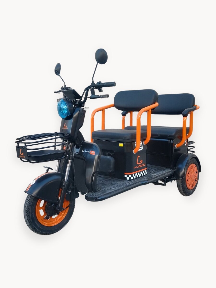Электроскутер трехколесный Kugoo T2 для пожилых 500W, 60V/20.8AH