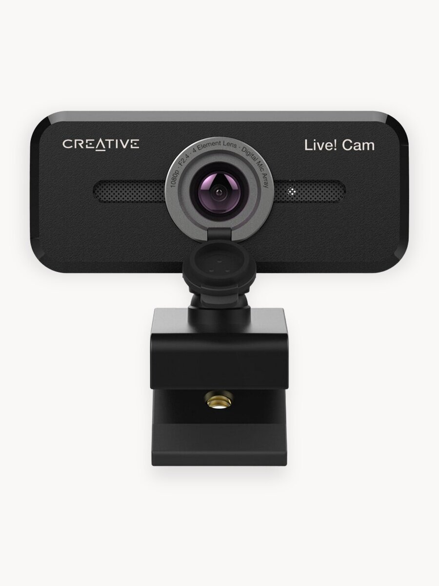 Веб-камера Creative Live! Cam SYNC 1080P V2, черный (73vf088000000)