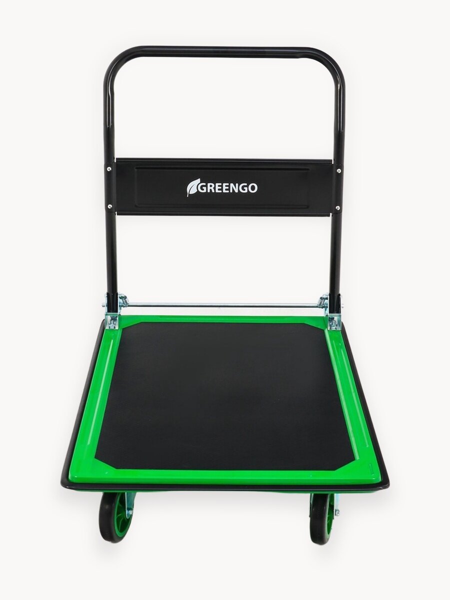 Тележка платформенная складная, для перевозки грузов, нагрузка до 300 кг, сталь, Greengo