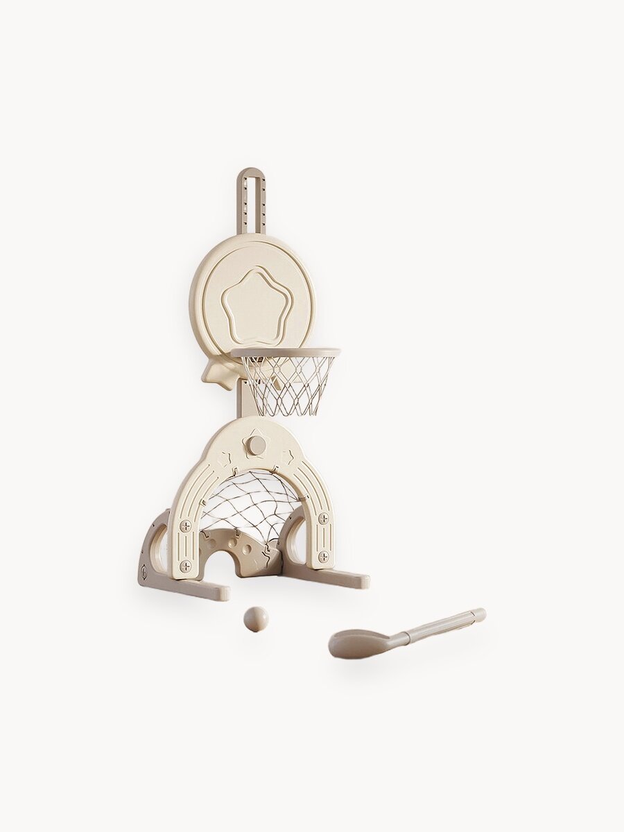 Стойка баскетбольная детская Гольф PS-074-W Perfetto sport баскетбольное кольцо, белый